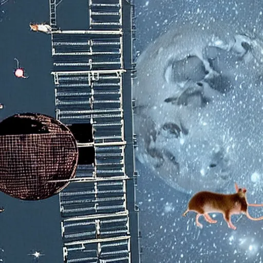 Elon Musk sends all rats to the moon | Stable Diffusion | OpenArt