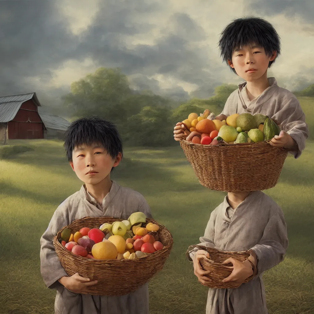 medium wide portrait of a young Japanese boy with | Stable Diffusion ...