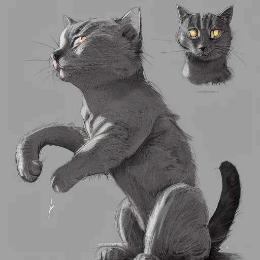 A cat design, character sheet, Moebius, Greg | Stable Diffusion | OpenArt