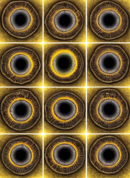 montage, human irises rings!, happy smiling, centered | Stable ...