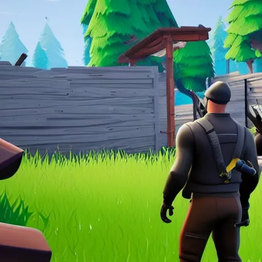 Putin In Fortnite very detailed 4K quality super | Stable Diffusion