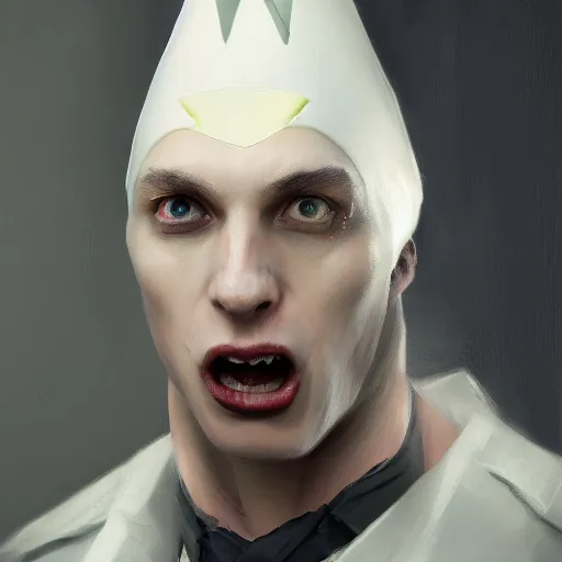 portrait of a derpy vampire with severe strabismus | Stable Diffusion