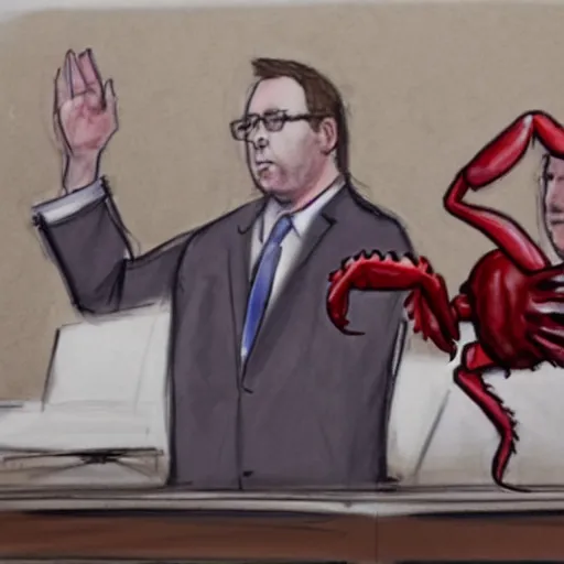 alex jones courtroom sketch court trial, interrupted | Stable Diffusion ...