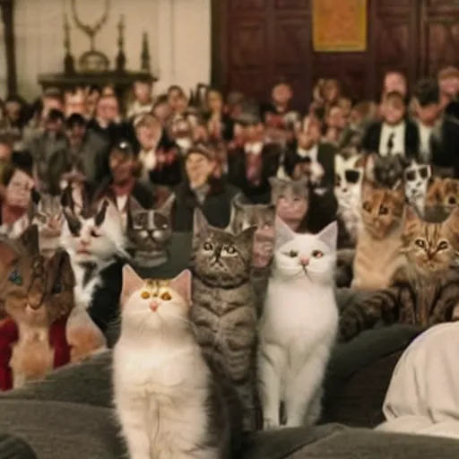 a photo of a movie about a cat in france being watched | Stable Diffusion