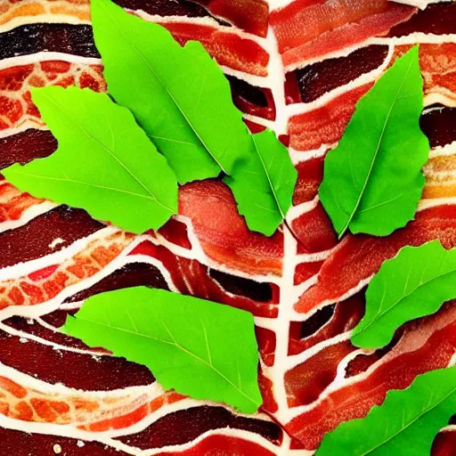 a tree with leaves made of bacon | Stable Diffusion | OpenArt