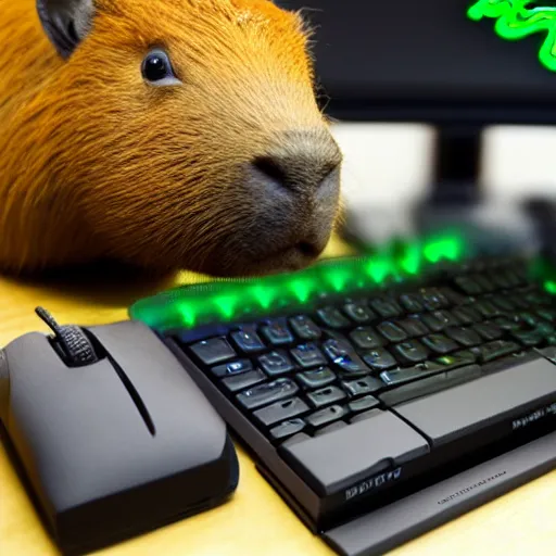 razer gaming capybara | Stable Diffusion | OpenArt