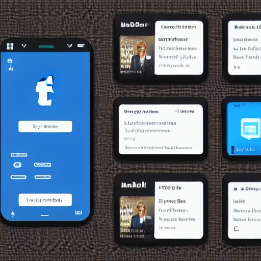 UI design for a social media application in 2023, | Stable Diffusion ...