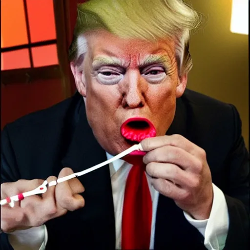 donald trump eating a rubik's cube putting a rubik's | Stable Diffusion ...