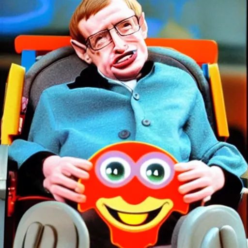 “Stephen Hawking as a Happy Meal Toy” | Stable Diffusion