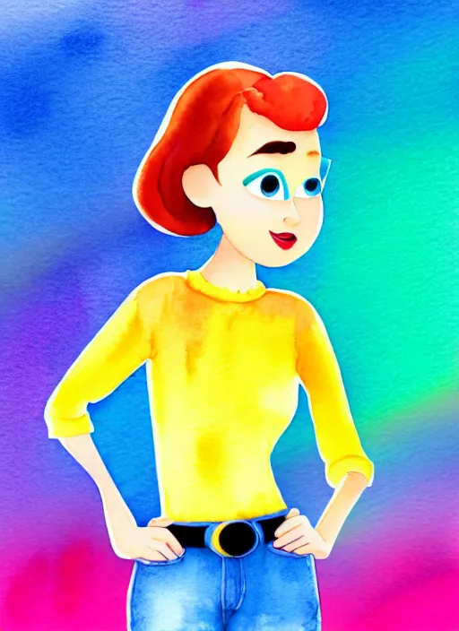 pixar character and sidekick, animated, beautiful | Stable Diffusion ...