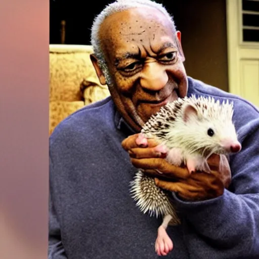 a photograph of comedian bill cosby holding a baby | Stable Diffusion ...