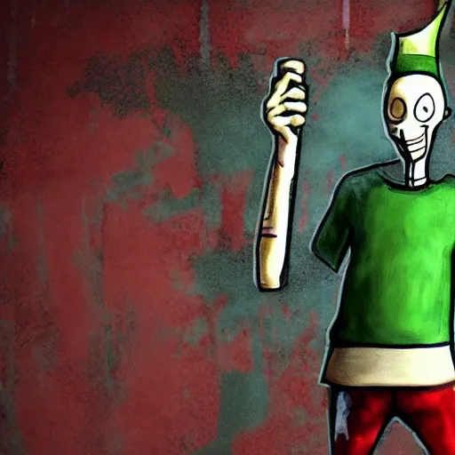 baldi's basics in dead by daylight | Stable Diffusion | OpenArt