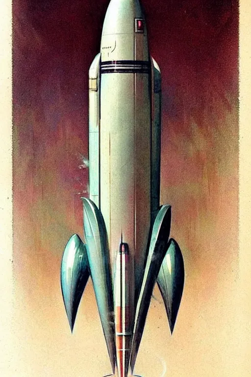 1 9 5 0 s retro future art deco rocket | Stable Diffusion | OpenArt