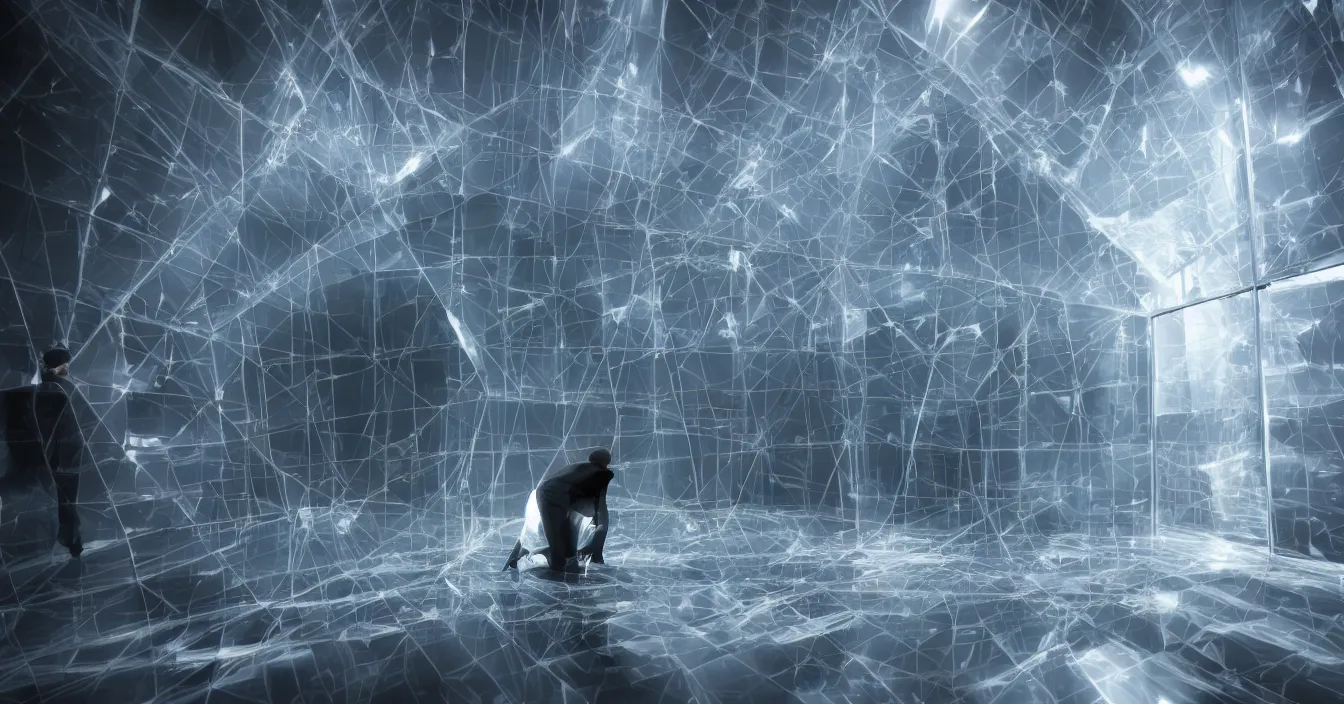 human wrapped in a neural cyber cocoon plugged spirit | Stable ...