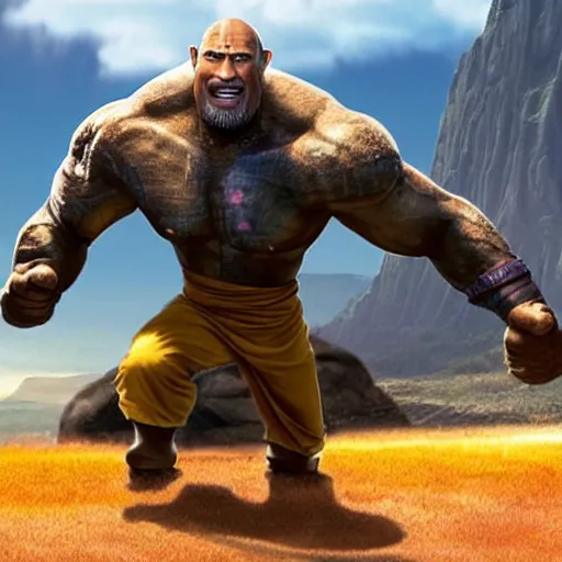 Dwayne Johnson as The Boulder from Avatar: The Last | Stable Diffusion ...