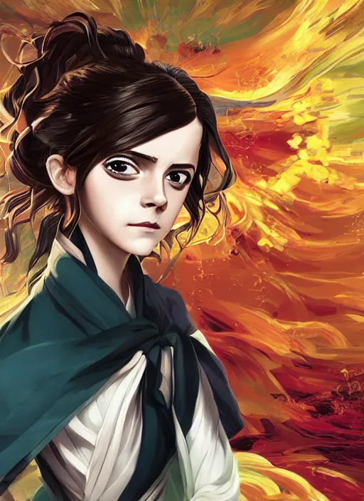 emma watson as mitsuri kanroji from kimetsu no yaiba | Stable Diffusion