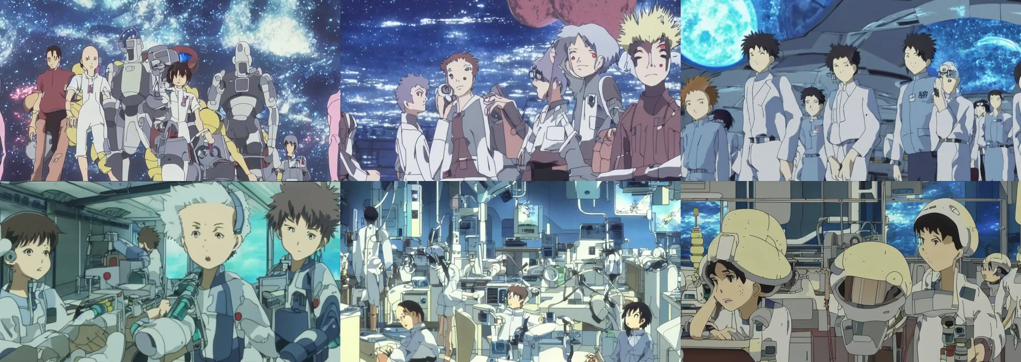 screenshot from the science fiction anime film, | Stable Diffusion ...