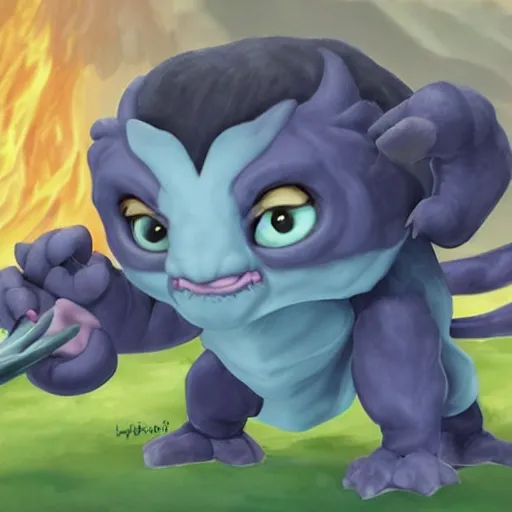 A cute baby balrog | Stable Diffusion