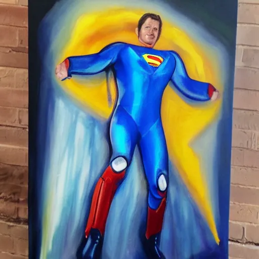 painting of anthony starr in supersuit | Stable Diffusion | OpenArt