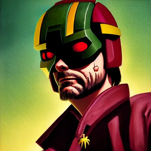 an epic pulp comic book style portrait painting of a | Stable Diffusion