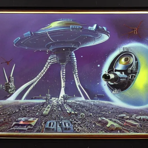 alien invasion of earth, 1 9 6 0 s scifi art style, | Stable Diffusion ...