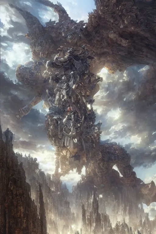 Art of beautiful angel rising above an ancient | Stable Diffusion | OpenArt