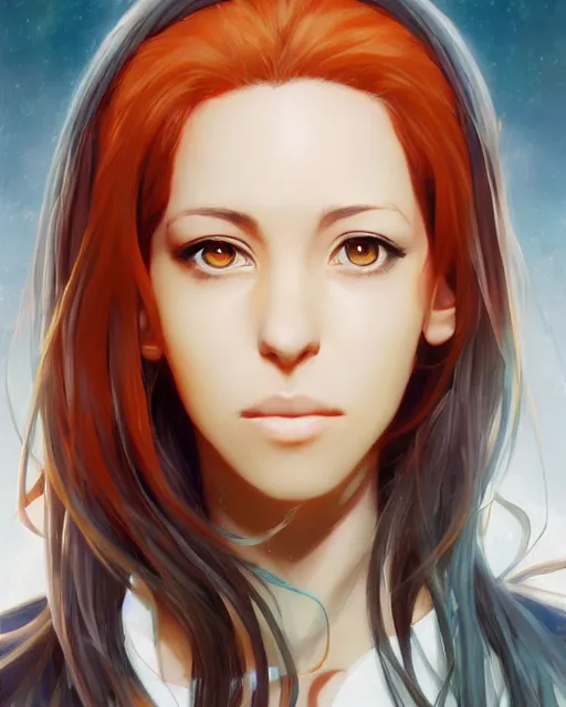 anime portrait of Alanis Morissette by Stanley Artgerm | Stable ...