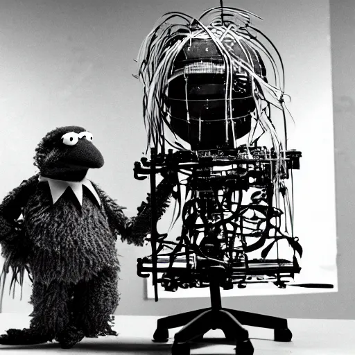 muppet puppet gonzo in a bomb diffusion suit defusing | Stable ...