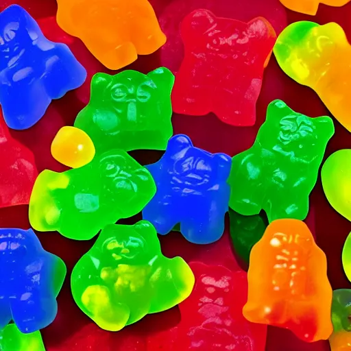 photograph of bacteria in the shape of gummy bears, | Stable Diffusion ...