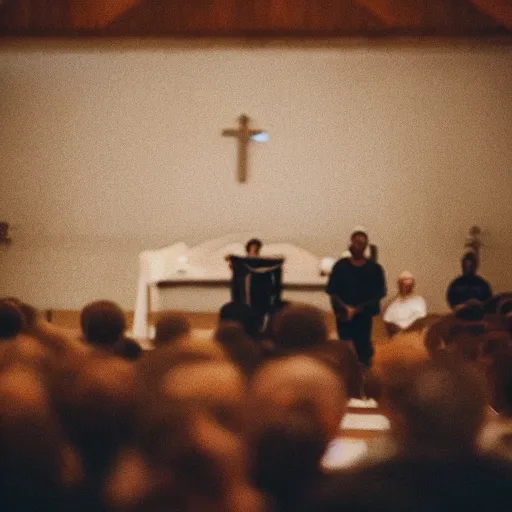 cinematic still of Lil Baby preaching at a Baptist | Stable Diffusion ...