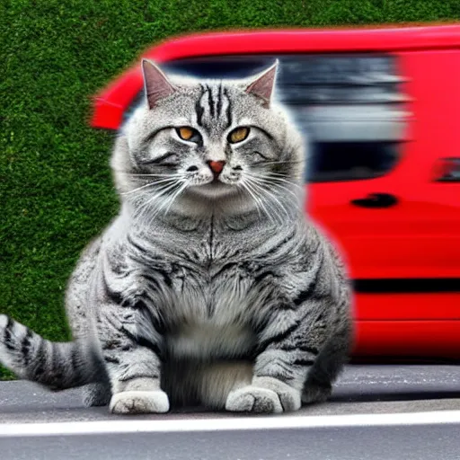 giant cat in traffic | Stable Diffusion | OpenArt