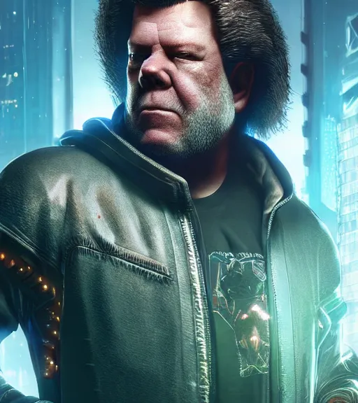 cyberpunk 2 0 7 7, charismatic rugged male battle | Stable Diffusion ...