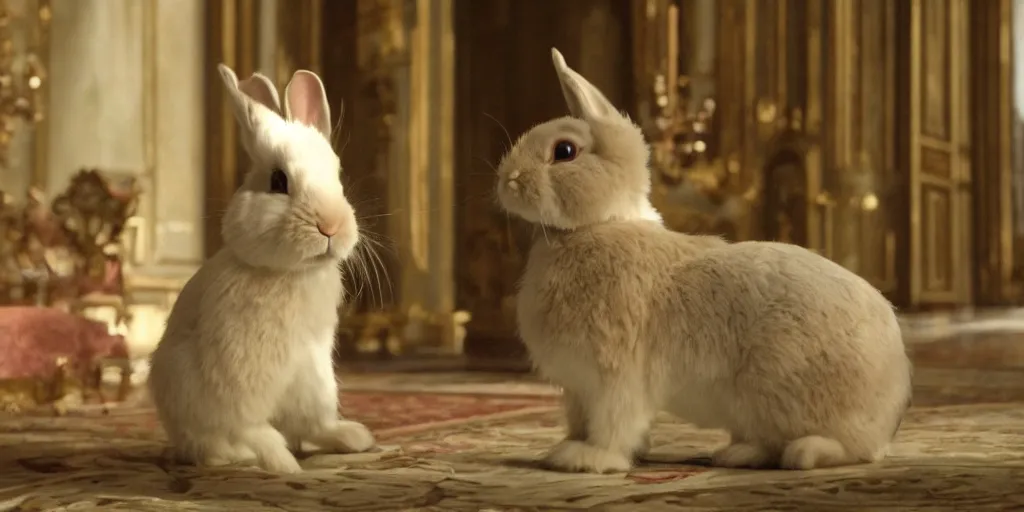 a rabbit in the movie russian ark, screenshot | Stable Diffusion | OpenArt