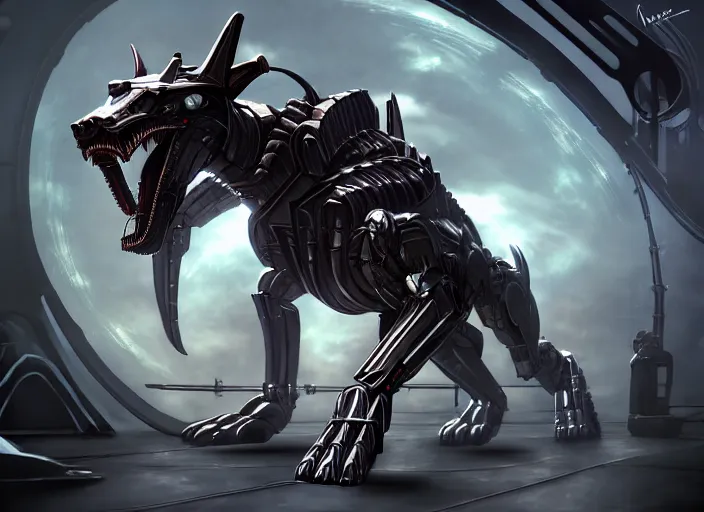 cinematic, vore station, ss 1 3, good boy borg mecha | Stable Diffusion ...