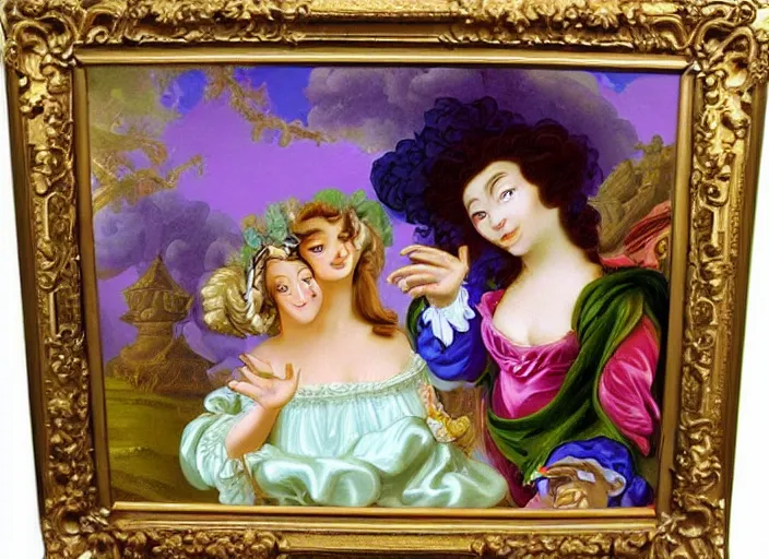 baroque rococo painting Disney's Prince Quasimodo Lisa | Stable ...