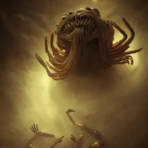 shrimp creepy, nightmare, dream-like heavy atmosphere, | Stable ...