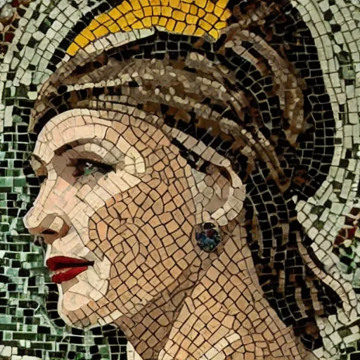 roman mosaic of cate blanchett | Stable Diffusion | OpenArt