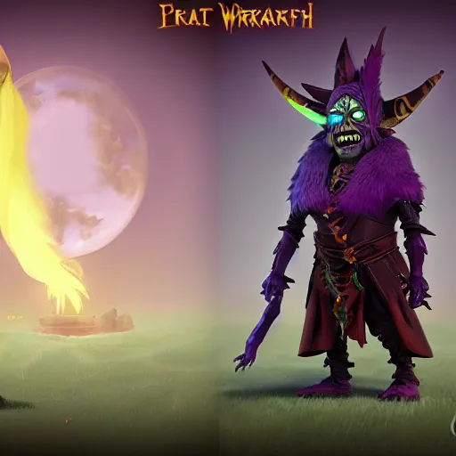 an orc warlock in plagueheart gear, Rick and Morty | Stable Diffusion ...