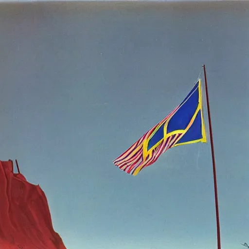 the flag of Sweden designed by salvador dali | Stable Diffusion | OpenArt