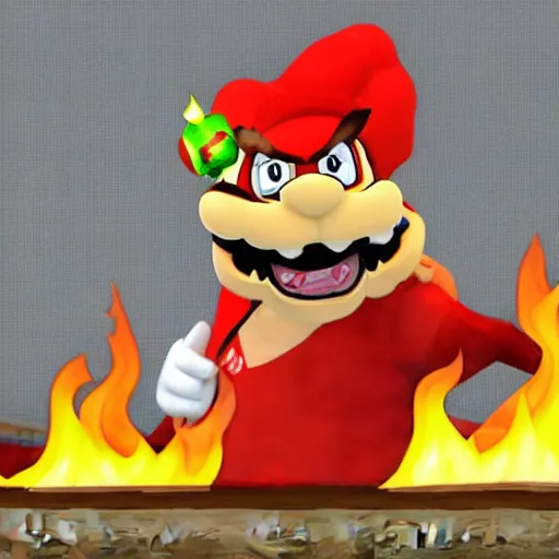 bowser spitting flames in the style of rj palmer | Stable Diffusion | OpenArt