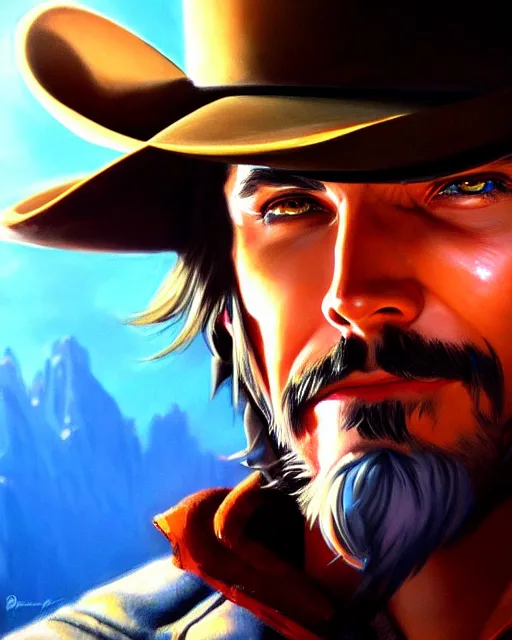 mccree from overwatch, character portrait, portrait, | Stable Diffusion ...