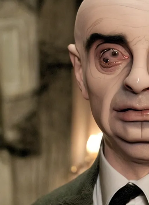 Rowan Atkinson as Voldemort | Stable Diffusion