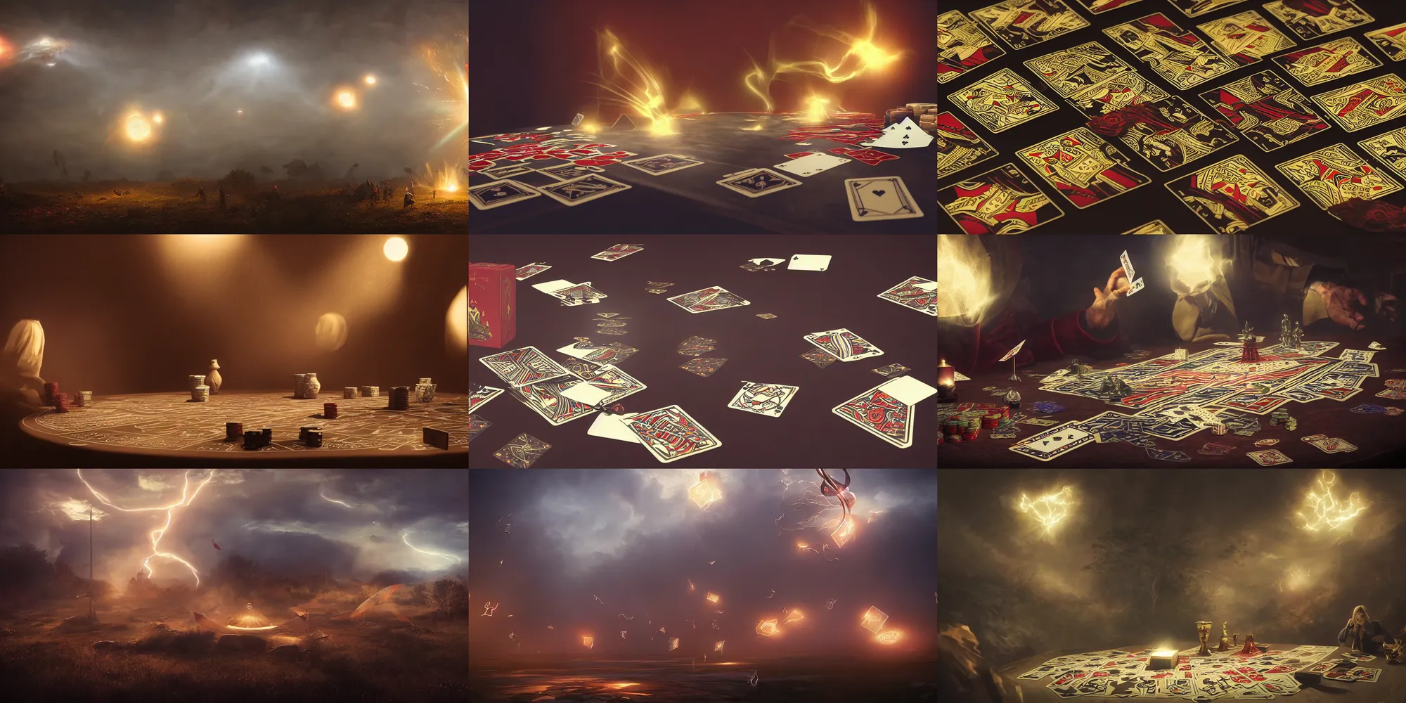 whirlwind of tarot cards, playing cards, playing | Stable Diffusion ...