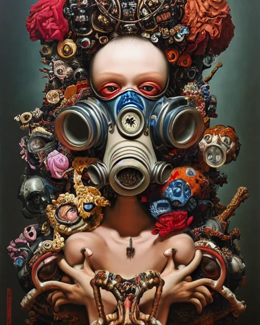 a maximalist portrait a with large lips and with large | Stable Diffusion | OpenArt