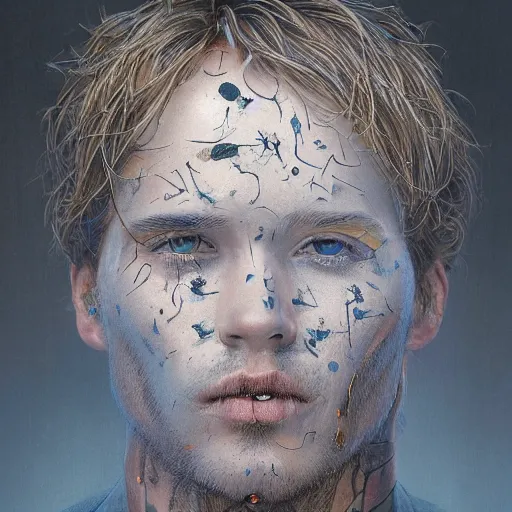 A new dawn from the darkness, male portrait, mental | Stable Diffusion ...