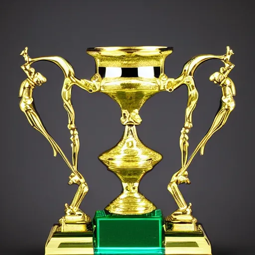 opaque trophy made from emerald, photography | Stable Diffusion | OpenArt