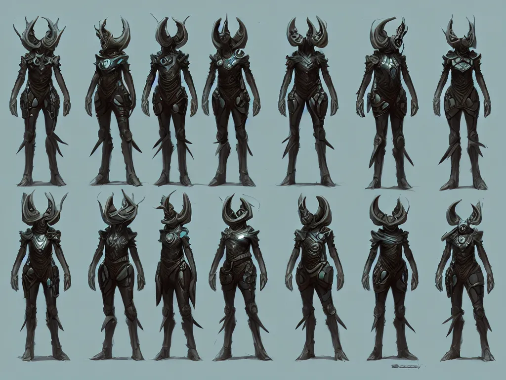 highly detailed character design sheet for a sci - fi | Stable ...