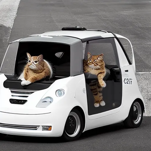 promotional advertising photo of a cat car | Stable Diffusion | OpenArt