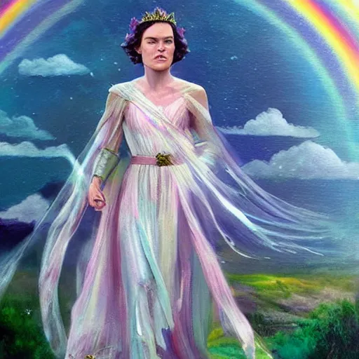 daisy ridley as a fairy princess in a beautiful | Stable Diffusion