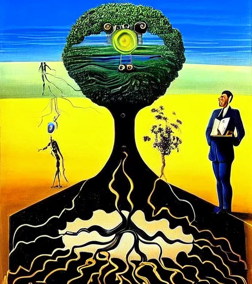 a salvador dali painting of smartphones melting into | Stable Diffusion